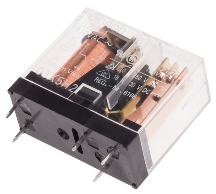 G2R-1 AC110 Omron | Omron PCB Mount Power Relay, 110V ac Coil, 10A Switching Current, SPDT | 683 ...