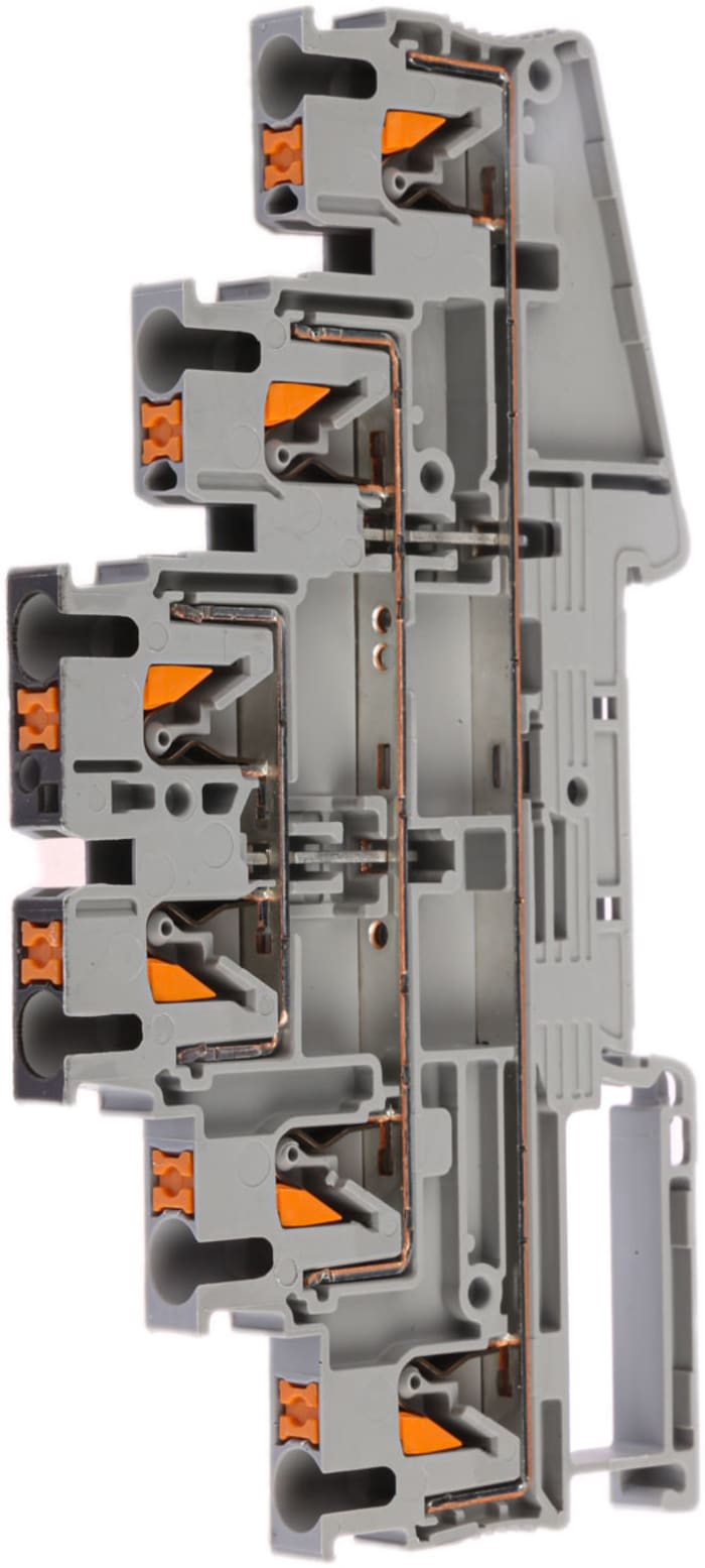 3210512 Phoenix Contact | Phoenix Contact3210512 PT 2.5-3PV Series Multi Level Terminal Block, 0 ...