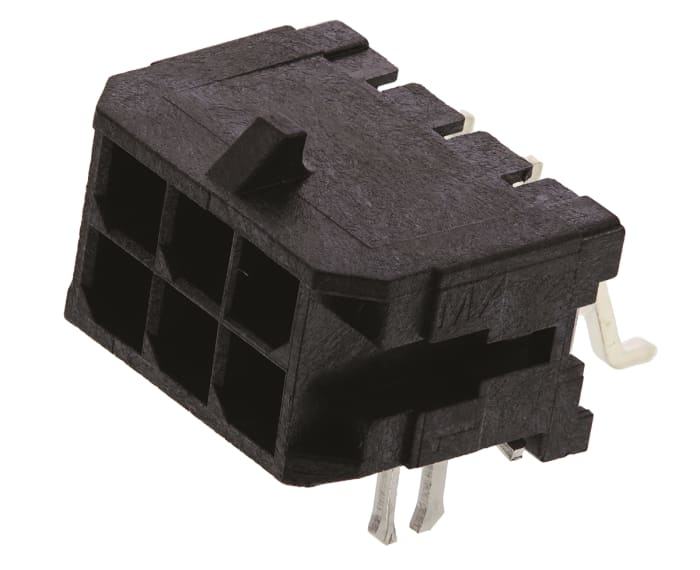 43045-0606 Molex | Conector macho para PCB Ángulo de 90° Molex serie ...