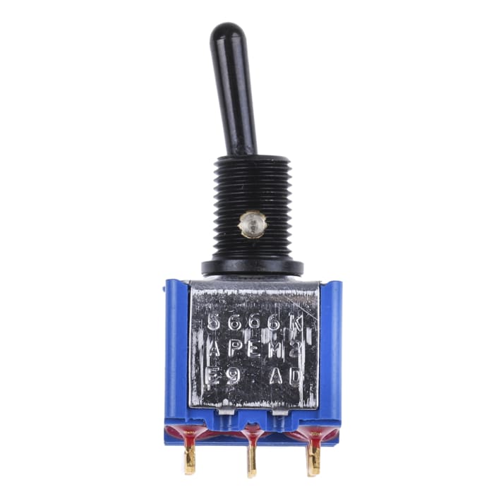 5666ADBGK APEM | APEM Toggle Switch, Panel Mount, On-On, 4PDT, Solder ...