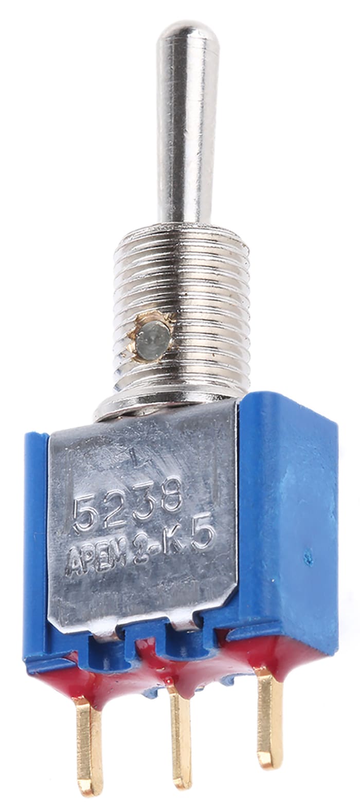 5238CDB APEM | APEM Toggle Switch, PCB Mount, On-Off-(On), SPST, PC ...