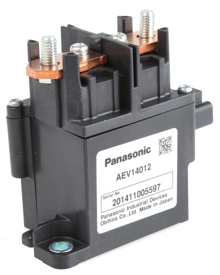 AEV14012 Panasonic | Panasonic Flange Mount Automotive Relay, 12V dc ...