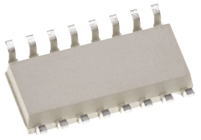 TCMT4100 Vishay | Vishay, TCMT4100 DC Input Transistor Output Quad Optocoupler, Surface Mount ...