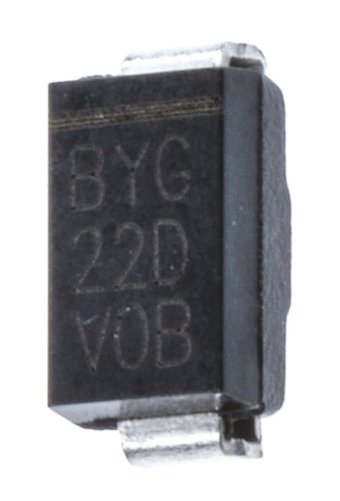 BYG22D-E3/TR3 Vishay | Vishay 200V 2A, Ultrafast Rectifiers Diode, 2-Pin DO-214AC BYG22D-E3/TR3 ...