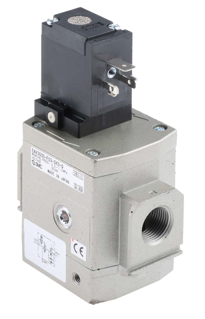 EAV3000-F03-5YO-Q SMC | SMC Pneumatic Solenoid Valve - G 3/8 EAV3000 ...