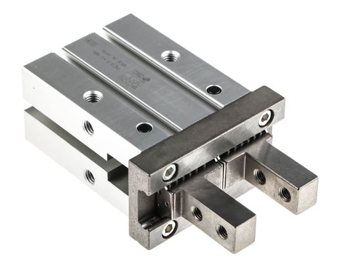 MHZ2-25D SMC | SMC 2 Finger Pneumatic Gripper, MHZ2-25D, Parallel ...