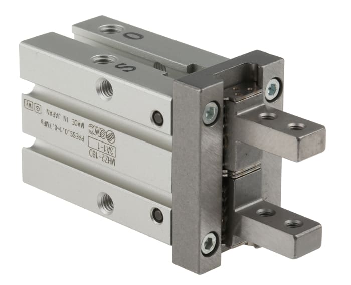 MHZ2-16D SMC | SMC 2 Finger Double Action Pneumatic Gripper, MHZ2-16D, Parallel Gripping Type ...