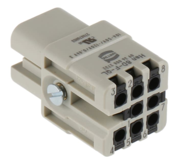 09360082732 HARTING | HARTING Heavy Duty Power Connector Insert, 10A ...