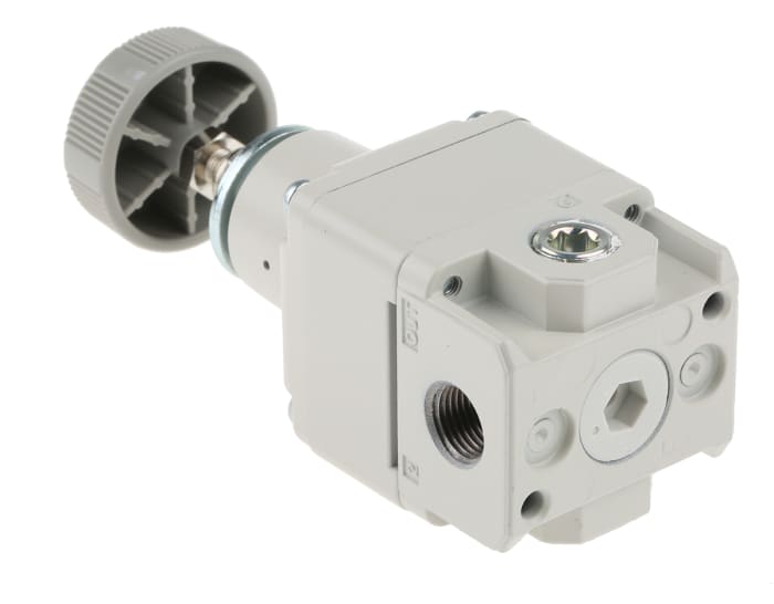IR1020-F01 SMC | SMC G 1/8 Pneumatic Regulator - 0.01MPa to 0.8MPa, 1 ...