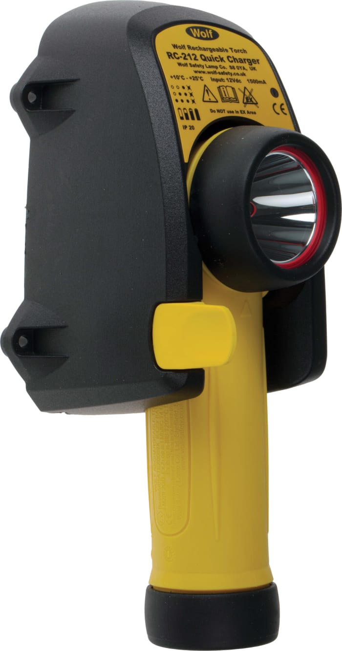 R-50H Wolf Safety | Wolf Safety ATEX, IECEx LED Torch Yellow ...