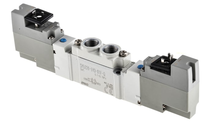 SY5220-5YO-01F-Q SMC | Electroválvula neumática SMC, Serie SY5000 ...