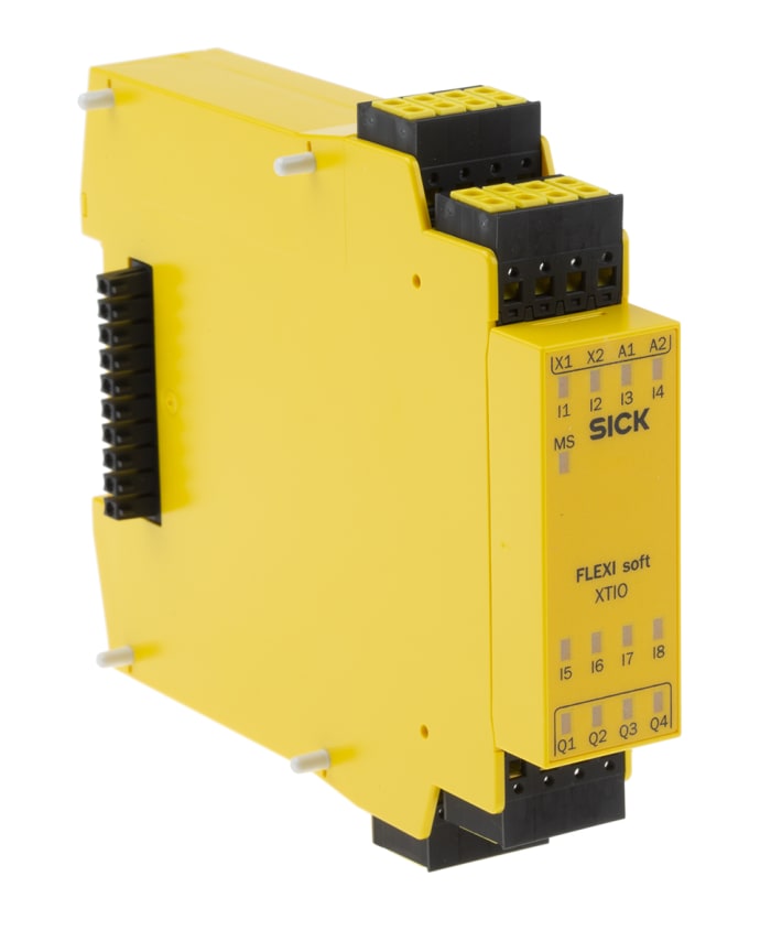 FX3-XTIO84002 SICK | SICK Flexi Soft Series Input/Output Module, 8 Inputs, 4 Outputs, 24 V dc ...