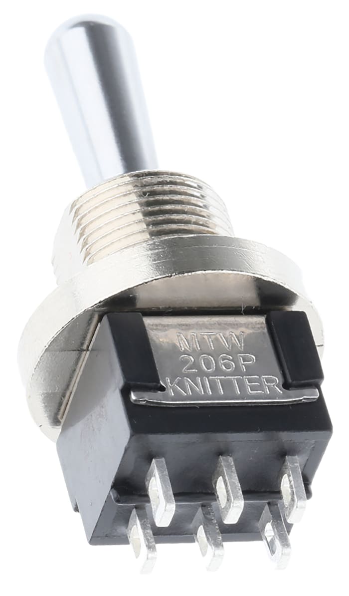 MTW206P KNITTER-SWITCH | KNITTER-SWITCH Toggle Switch, Panel Mount, On ...