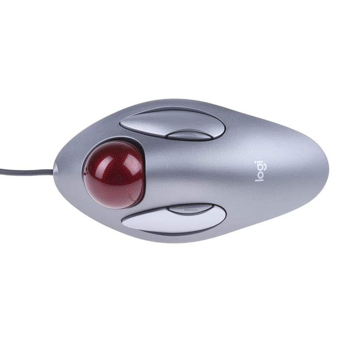 910-000808 Logitech | Logitech Marble 2 Button Wired Track Ball Optical ...