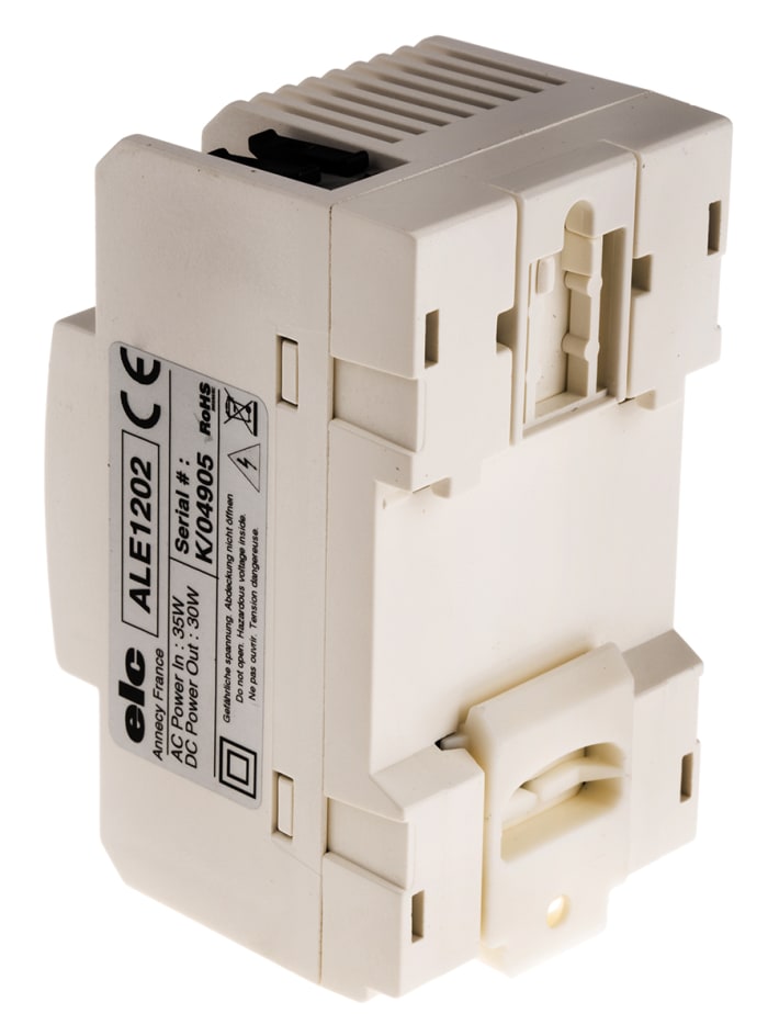 ALE1202 ELC | ELC ALE Switched Mode DIN Rail Power Supply, 230V ac ac ...