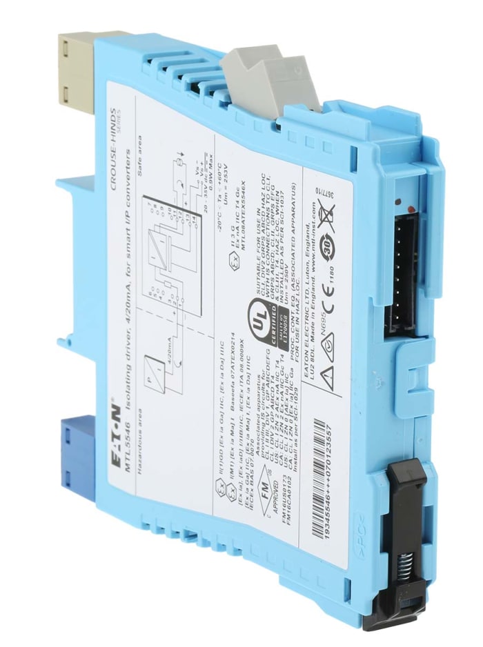 MTL5546/RS Eaton | Eaton 1 Channel Zener Barrier, Isolated Driver ...