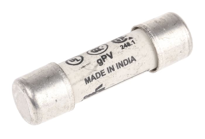 PV-12A10F Eaton | Fusible de cartucho cerámico Eaton, 1kV dc, 12A, 10 x 38mm | 703-8235P | RS