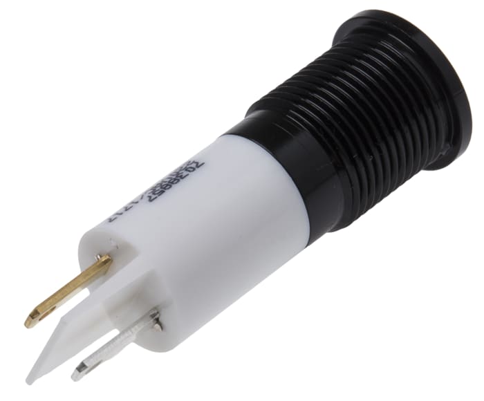 RS PRO | Indicador LED RS PRO, Blanco, lente enrasada, marco Cromo, Ø montaje 14mm, 220V ac, 3mA ...