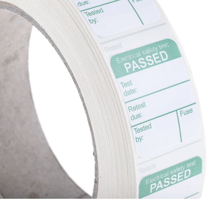 1000-971 Megger | Megger PAT Testing Label, For Use With PAT 400 | 703 ...
