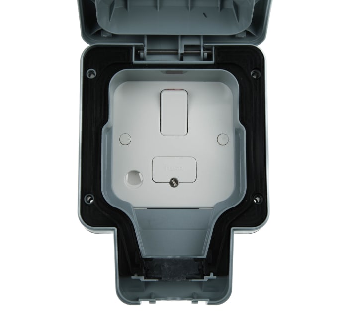 K56410GRY MK Electric | MK Electric 13A 1 Gang Switched Fused Spur IP66 ... K56410GRY MK Electric | MK Electric 13A 1 Gang Switched Fused Spur IP66 ...