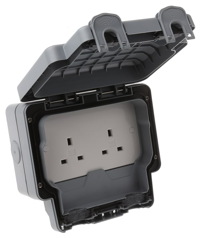 K56481GRY MK Electric | MK Electric Grey 2 Gang Plug Socket, 2 Poles ... K56481GRY MK Electric | MK Electric Grey 2 Gang Plug Socket, 2 Poles ...