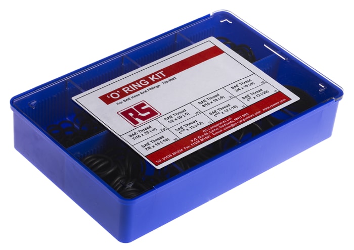 RS PRO | RS PRO Imperial O-Ring Kit to suit SAE Flanges Hose & Fittings ...