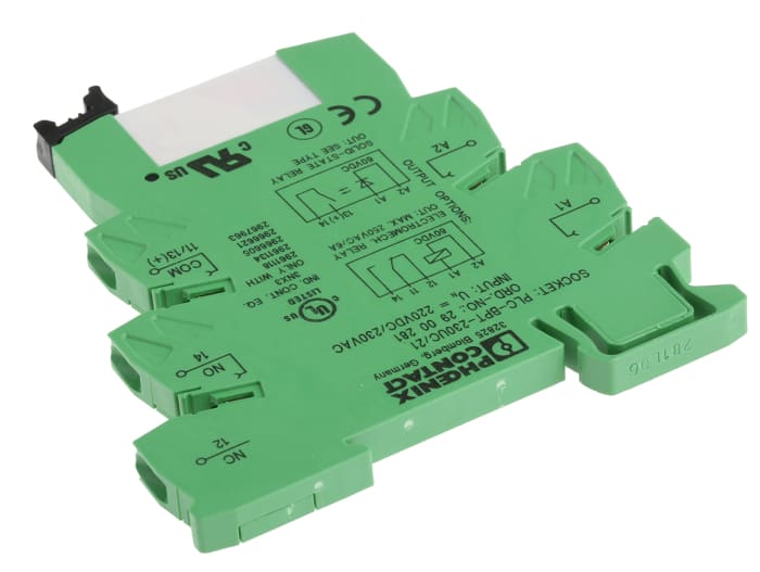 2900305 Phoenix Contact | Relé modular Phoenix Contact PLC-RPT-230UC/21 ...