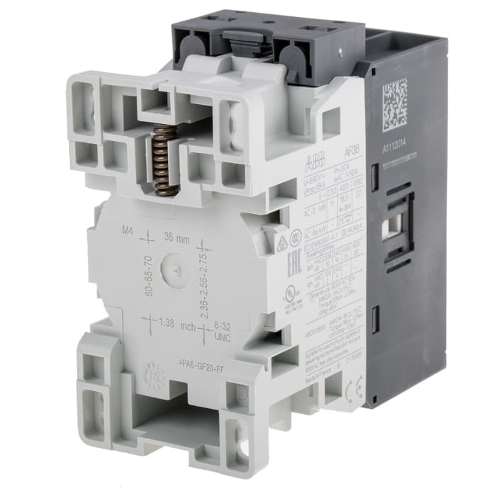 1SBL297001R1300 AF38-30-00-13 ABB | ABB AF38 AF Contactor, 230 V dc Coil, 3-Pole, 24 A, 18.5 kW ...