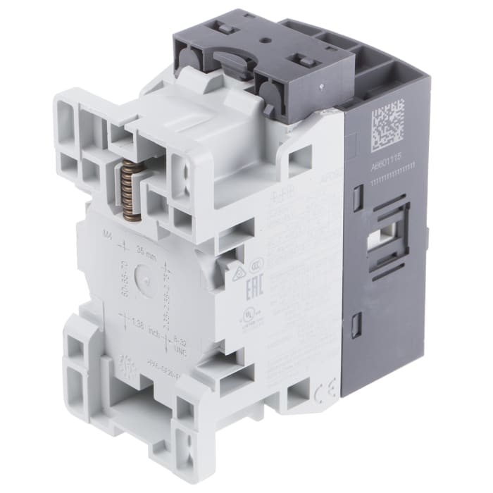 1SBL136001R2101 AF09Z-30-01-21 ABB | ABB AF09Z-30-01-21 AF Contactor, 60 V dc Coil, 3-Pole, 7 A ...