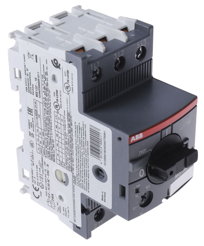 1SAM350000R1011 MS132-16 ABB | ABB 10 → 16 A Motor Protection Circuit Breaker | 711-6474 | RS