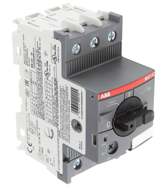 1SAM350000R1015 MS132-32 ABB | ABB 25 → 32 A Motor Protection Circuit ...