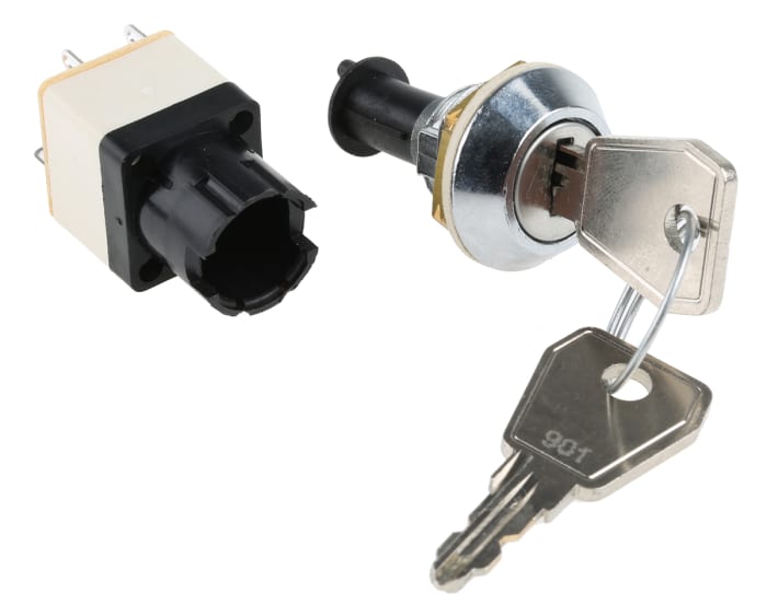 WRLM-5-S-S Lorlin | Lorlin IP67 Key Switch, DPST, 4 A @ 250 V ac 2-Way ...