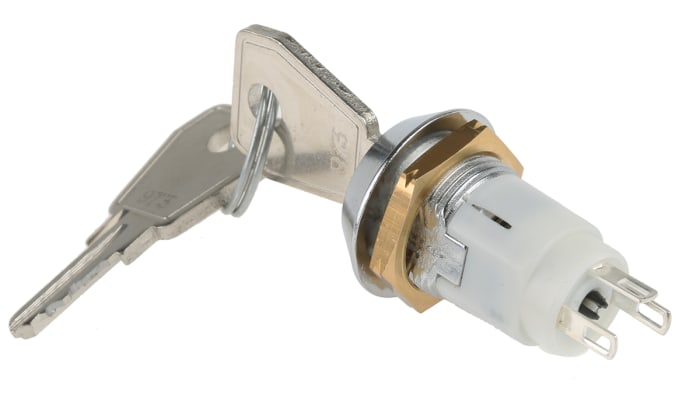 SRL-5-F-D-2 Lorlin | Lorlin Key Switch, SP-CO, 1 A @ 24V ac dc / 115V ...