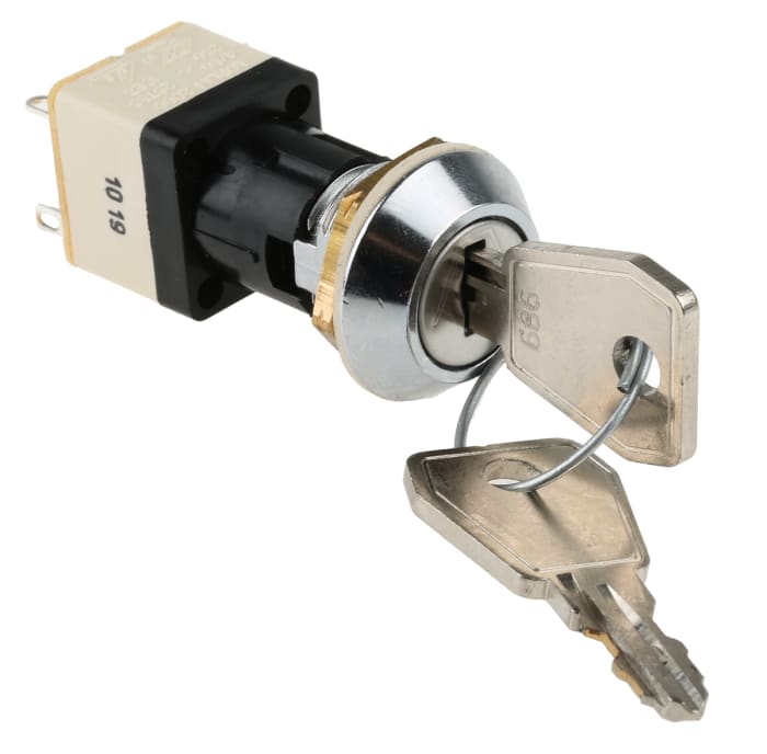 WRLM-5-S-D Lorlin | Lorlin IP67 Key Switch, DPST, 4 A @ 250 V ac 2-Way ...