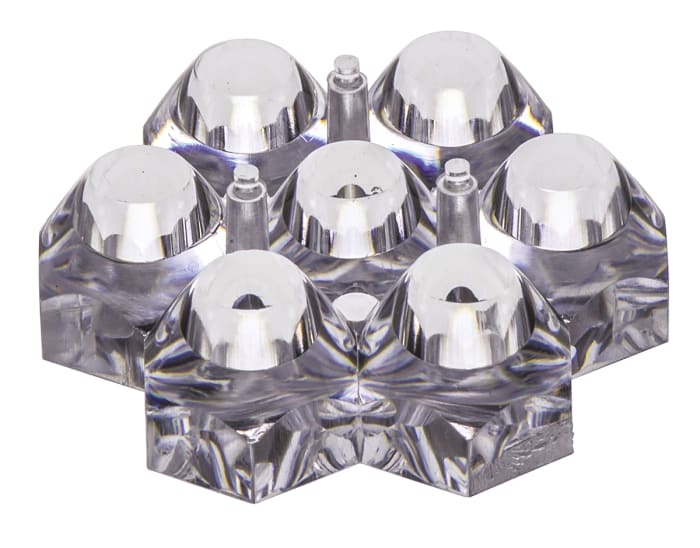 261 Polymer Optics | Polymer Optics 261 7-Way LED Lens, 12 ° Collimator ...