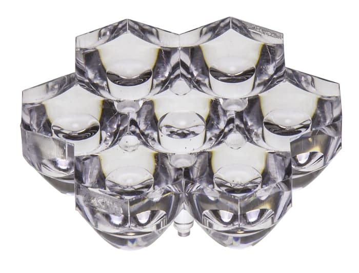 261 Polymer Optics | Polymer Optics 261 7-Way LED Lens, 12 ° Collimator ...