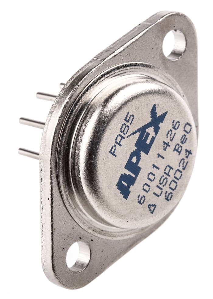 PA85 Apex | PA85 Apex, Op Amp, 100MHz, 8-Pin TO-3 | 716-5968 | RS