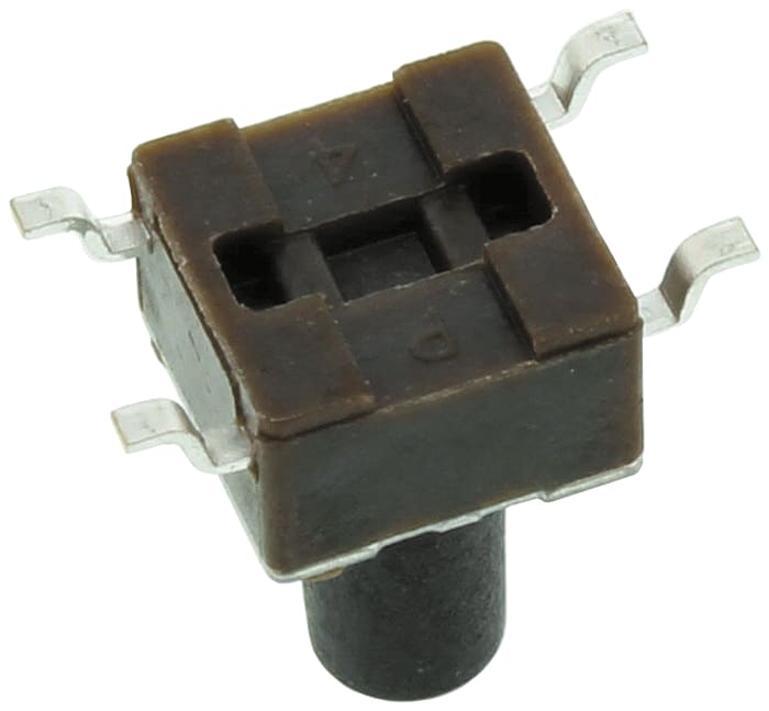 FSM8JSMA TE Connectivity | TE Connectivity Black Button Tactile Switch ...