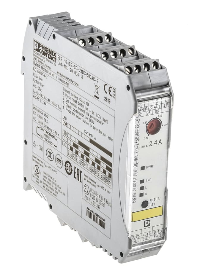 2900414 Phoenix Contact | Phoenix Contact Contactron Motor Starter, 1 ...