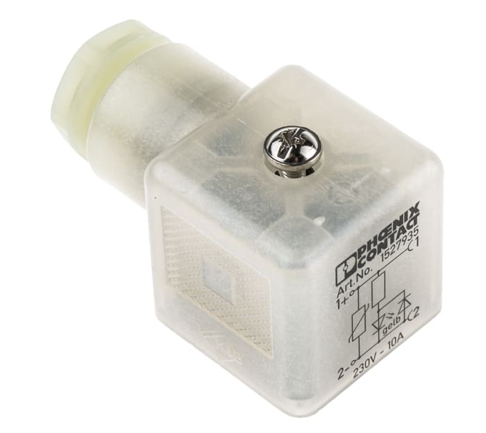 1527935 Phoenix Contact | Conector de válvula DIN 43650 A Phoenix ...