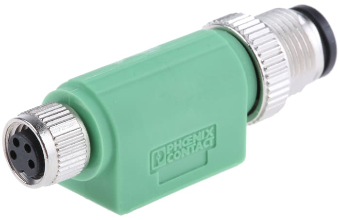 1519765 Phoenix Contact | Phoenix Contact 4 Pole M12 Plug to 4 Pole M8 ...