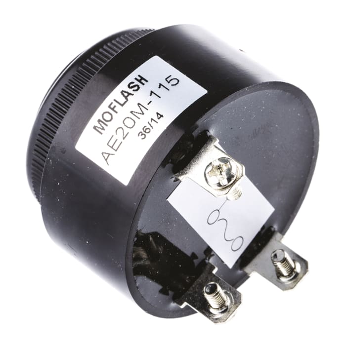 AE20M-115 Moflash | Moflash AE20M Series Panel Mount Buzzer, 115V AC ...