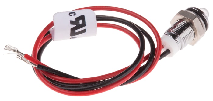 RS PRO | RS PRO White Panel Mount Indicator, 2V dc, 6mm Mounting Hole ...