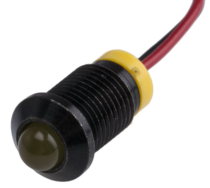 RS PRO | RS PRO Yellow Panel Mount Indicator, 2V dc, 8mm Mounting Hole ...