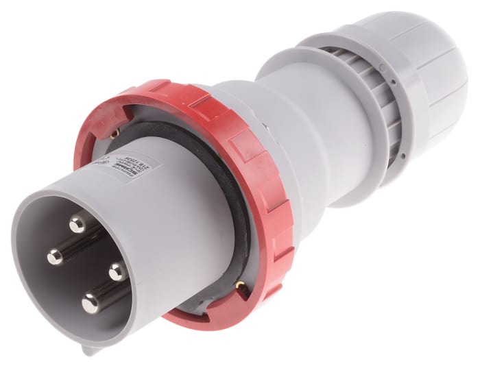 218.12536 Scame | Conector de potencia industrial Macho, Formato 3P + E ...