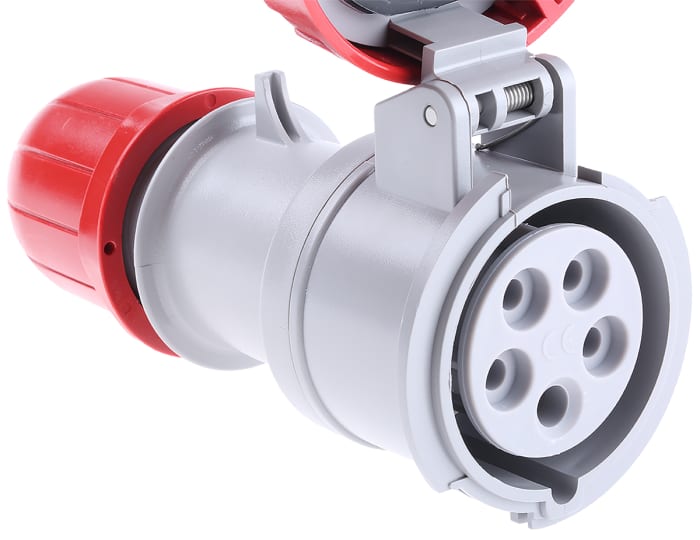 318.1647 Scame | Conector de potencia industrial Hembra, Formato 3P + N ...