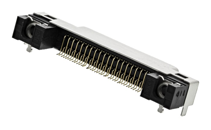 DH60-37P Hirose | Hirose DH Series Right Angle Surface Mount PCB Socket, 37-Contact, 2-Row, 29 ...