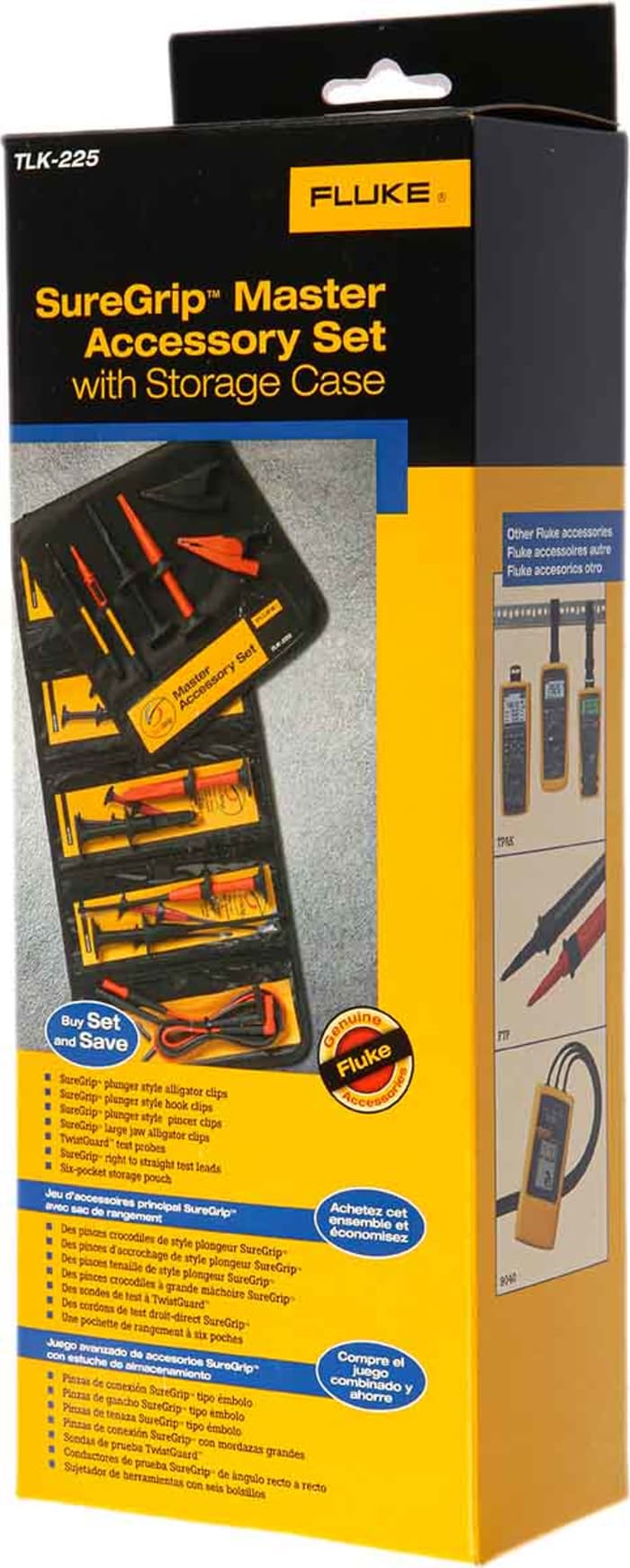TLK-225-1 Fluke | Fluke TLK-225-1 Test Lead Kit | 726-3649 | RS