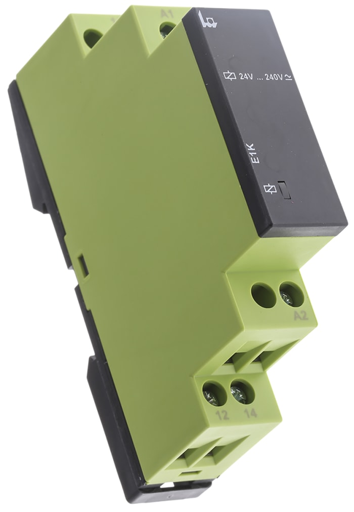 E1K 24-240VACDC Tele | Tele Interface Relay, DIN Rail Mount, 1-Pole ...