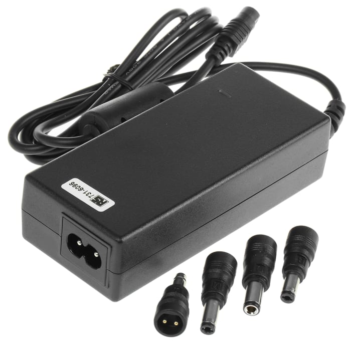 RS PRO | RS PRO 75W Plug-In AC/DC Adapter 24V dc Output, 3.125A Output ...